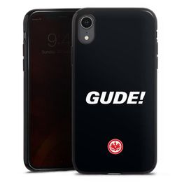 DeinDesign iPhone Xr Handy Silikon H&uuml;lle Case schwarz Handyh&uuml;lle Bundesliga Eintracht Frankfurt Official Licensed Product