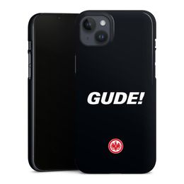 DeinDesign iPhone 14 Plus Handy Premium Case Smartphone Handyh&uuml;lle Schutzh&uuml;lle gl&auml;nzend Bundesliga Eintracht Frankfurt Official Licensed Product Premium Case