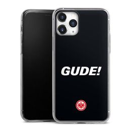 DeinDesign iPhone 11 Pro Handy Slim Case Silikon Handyh&uuml;lle transparent H&uuml;lle extra d&uuml;nn Bundesliga Official Licensed Product Eintracht Frankfurt Silikon Slim 