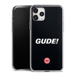DeinDesign iPhone 11 Pro Max Handy Silikon H&uuml;lle Case transparent Handyh&uuml;lle Bundesliga Eintracht Frankfurt Official Licensed Product Silikon Case