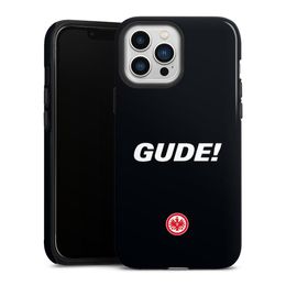 DeinDesign iPhone 13 Pro Max Handy Panzer Handyh&uuml;lle robuste Outdoor H&uuml;lle Schutzh&uuml;lle gl&auml;nzend Bundesliga Eintracht Frankfurt Official Licensed Product Tough 