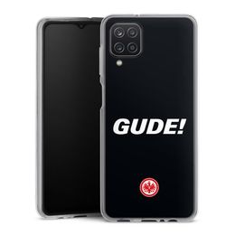DeinDesign Galaxy A12 Handy Silikon H&uuml;lle Case transparent Handyh&uuml;lle Bundesliga Official Licensed Product Eintracht Frankfurt Silikon Case