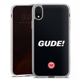 DeinDesign iPhone Xr Handy Silikon H&uuml;lle Case transparent Handyh&uuml;lle Bundesliga Eintracht Frankfurt Official Licensed Product Silikon Case