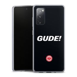 DeinDesign Galaxy S20 FE 5G Handy Silikon H&uuml;lle Case transparent Handyh&uuml;lle Bundesliga Official Licensed Product Eintracht Frankfurt Silikon Case