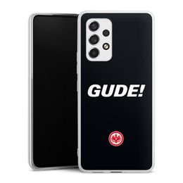 DeinDesign Galaxy A53 5G Handy Silikon H&uuml;lle Case transparent Handyh&uuml;lle Bundesliga Official Licensed Product Eintracht Frankfurt Silikon Case