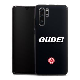 DeinDesign Huawei P30 Pro Handy Silikon H&uuml;lle Case schwarz Handyh&uuml;lle Bundesliga Eintracht Frankfurt Official Licensed Product