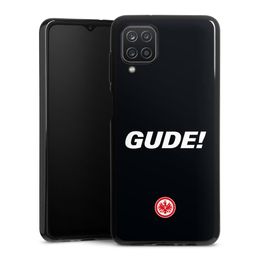 DeinDesign Galaxy A12 Handy Silikon H&uuml;lle Case schwarz Handyh&uuml;lle Bundesliga Official Licensed Product Eintracht Frankfurt