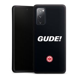 DeinDesign Galaxy S20 FE Handy Premium Silikon H&uuml;lle Handyh&uuml;lle schwarz Case Bundesliga Official Licensed Product Eintracht Frankfurt Silikon Premium Case