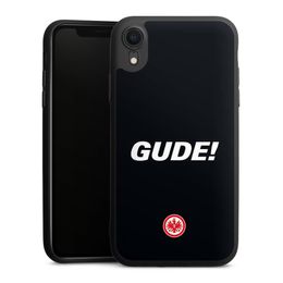 DeinDesign iPhone Xr Handy Premium Silikon H&uuml;lle Handyh&uuml;lle schwarz Case Bundesliga Eintracht Frankfurt Official Licensed Product Silikon Premium Case