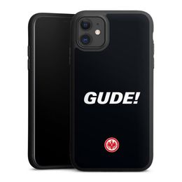 DeinDesign iPhone 11 Handy Premium Silikon H&uuml;lle Handyh&uuml;lle schwarz Case Bundesliga Eintracht Frankfurt Official Licensed Product Silikon Premium Case