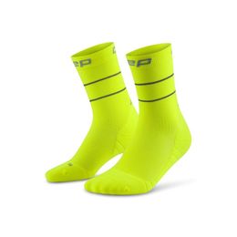 CEP Pro Run Reflective Mid Cut Socks Bekleidung Herren gelb