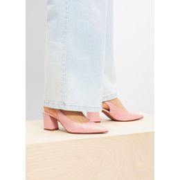 bonprix Slingpumps mit Blockabsatz, rosa, Gr.40, Modischer Sling Pumps mit sch&ouml;nem Blockabsatz