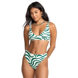 Triangel-Bikini-Top Billabong "All The Waves Cami Plunge", Damen, Gr. S, Cup B, evergr&uuml;n, Obermaterial: 78% Polyamid, 22% Elasthan;, Bikini-Oberteile
