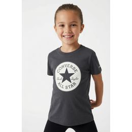 T-Shirt Converse "CNVG DISSECTED CTP CLASSIC T-S", M&auml;dchen, Gr. 158 (XL), schwarz matter, Obermaterial: 60% Baumwolle, 40% Polyester, Rundhals, Shirts T-Shirt, f&uuml;r Kinder und Jugendliche, sportlicher Stil