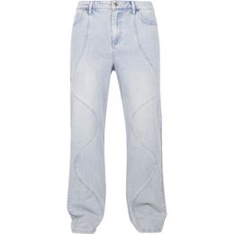 Bequeme Jeans Karl Kani "Karl Kani Herren", Herren, Gr. 28, Normalgr&ouml;&szlig;en, bleached blau, 85% Baumwolle, 15% Polyester, Jeans
