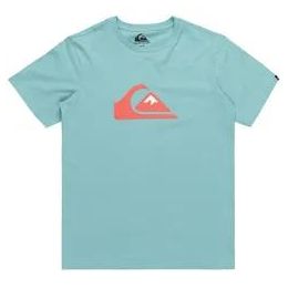T-Shirt Quiksilver "Comp Logo", Jungen, Gr. 14, blau (marine blau), Obermaterial:100% Walkfrottier;, Shirts T-Shirt