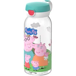 Mepal Campus Kinder-Trinkflasche mit Klappdeckel auslaufsicher 600 ml Peppa Pig - Trinkflaschen