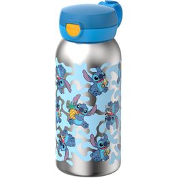 Mepal Campus Edelstahl Trinkflasche mit Klappdeckel auslaufsicher 600 ml Stitch - Isolierflaschen & Isobeh&auml;lter