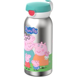 Mepal Campus Edelstahl Trinkflasche mit Klappdeckel auslaufsicher 600 ml Peppa Pig - Isolierflaschen & Isobeh&auml;lter