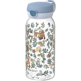 Mepal Campus Kinder-Trinkflasche mit Klappdeckel auslaufsicher 600 ml Forest Friends - Trinkflaschen