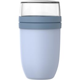 Mepal Ellipse Lunchpot XL mit zwei getrennten F&auml;chern und auslaufsicher 750 ml und 300 ml nordic blue - Lebensmittelbeh&auml;lter / Vorratsdosen