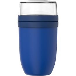 Mepal Ellipse Lunchpot XL mit zwei getrennten F&auml;chern und auslaufsicher 750 ml und 300 ml vivid blue - Lebensmittelbeh&auml;lter / Vorratsdosen