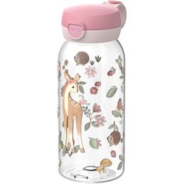 Mepal Campus Kinder-Trinkflasche mit Klappdeckel auslaufsicher 600 ml Fairy Garden - Trinkflaschen