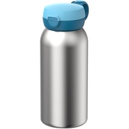 Mepal Campus Edelstahl Trinkflasche mit Klappdeckel auslaufsicher 600 ml Cool blue - Isolierflaschen & Isobeh&auml;lter