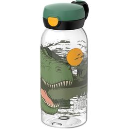 Mepal Campus Kinder-Trinkflasche mit Klappdeckel auslaufsicher 600 ml Dino - Trinkflaschen