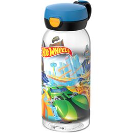 Mepal Campus Kinder-Trinkflasche mit Klappdeckel auslaufsicher 600 ml Hot Wheels - Trinkflaschen