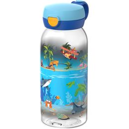 Mepal Campus Kinder-Trinkflasche mit Klappdeckel auslaufsicher 600 ml Tropical Ocean - Trinkflaschen