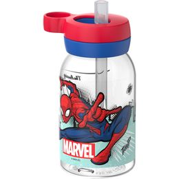 Mepal Campus Kinder Trinkflasche mit Trinkhalm und auslaufsicherem Verschluss 450 ml Spiderman - Trinkflaschen