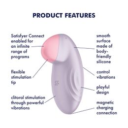 Satisfyer Tropical Tip Connect App, 8,5 cm