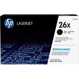 HP Tonerkartusche "HP original Toner 26 schwarz, Gr&ouml;&szlig;en: A/X+Doppelpack", schwarz (schwarz 2), Tonerpatronen, Tonerkartusche