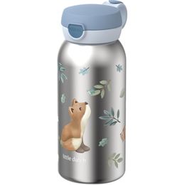 Mepal Campus Edelstahl Trinkflasche mit Klappdeckel auslaufsicher 600 ml Forest Friends - Isolierflaschen & Isobeh&auml;lter