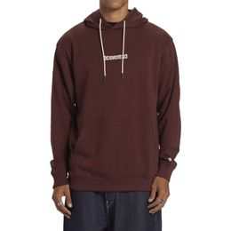 Kapuzensweatshirt DC Shoes "Baseline", Damen, Gr. L, braun (bitter chocolate), Obermaterial: 50% Walkfrottier, 25% Walkfrottier, 25% recyceltem Microfaser;, Sweatshirts Kapuzensweatshirt