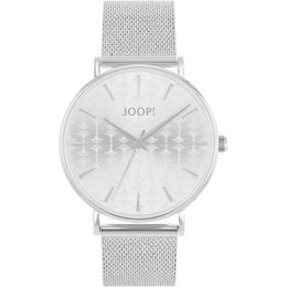 JOOP! Quarzuhr JOOP, silber (silberfarben), Armbanduhren, Damen, Quarzuhr, Armbanduhr, Damenuhr, Edelstahlarmband