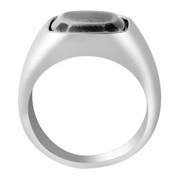 Adelia&acute;s Fingerring ADELIA&acute;S "Herren Ring aus Edelstahl" Gr. 68, silber, Fingerringe, Herren, 68, Edelstahl, Fingerring