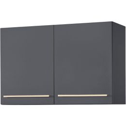 H&auml;ngeschrank BASIC BY BALCULINA "Bilberry", grau (anthrazit), B:100cm H:65cm T:33cm, Schr&auml;nke, H&auml;ngeschrank, Breite 100 cm