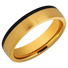 Adelia&acute;s Fingerring ADELIA&acute;S "Herren Ring aus Edelstahl" Gr. 64, gold, Fingerringe, Herren, 64, Edelstahl, Fingerring