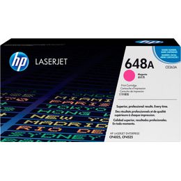 HP Tonerkartusche "HP original Toner 648A Farben: cyan/magenta/yellow", pink (magenta), Tonerpatronen, Tonerkartusche