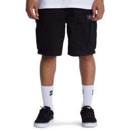 Cargoshorts DC Shoes "Tundra", Herren, Gr. S, schwarz, Obermaterial: 100% Walkfrottier;, Hosen Cargoshorts