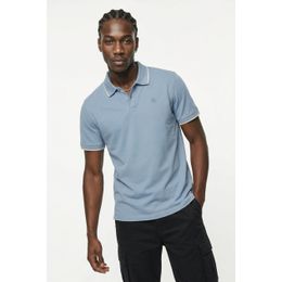 Poloshirt Blend "BHEDIN POLO S/S", Herren, Gr. XL, faded denim, Jersey, Obermaterial: 100% Baumwolle, unifarben, regular fit normal, ohne Ausschnitt, Shirts Poloshirt