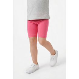 Radlerhose Blue Seven, M&auml;dchen, Gr. 116, N-Gr, pink, Jersey, Obermaterial: 95% Baumwolle, 5% Elasthan, unifarben, Basic kniefrei, Hosen Radlerhose