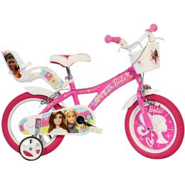 Kinderfahrrad DINO BIKES "Barbie 14" Kinderfahrrad 3-6 Jahre" Gr. 25, rosa, Fahrr&auml;der, Kinder, 14 Zoll (35,56cm) hinten: 14 Zoll (35,56cm), Kinderfahrrad