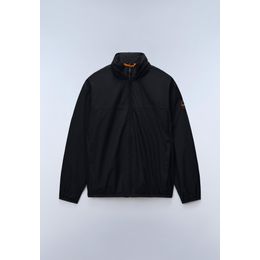 Windbreaker Napapijri, Herren, Gr. XXL, schwarz beauty, Obermaterial: 100% Polyester, normal, Jacken Windbreaker, sportlicher Stil, mit Rei&szlig;verschluss, f&uuml;r Sport und Freizeit