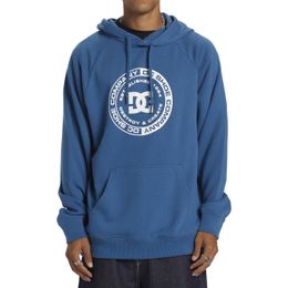Hoodie DC Shoes "DC Corpo", Herren, Gr. L, blau (dunkelblau), Obermaterial: 55% Walkfrottier, 25% Walkfrottier, 20% Microfaser;, Sweatshirts Hoodie