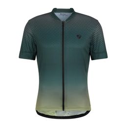 Radtrikot Ziener "NELETE-Z", Herren, Gr. 48, bitter lemon, Obermaterial: 100% Polyester; Obermaterial 2: 90% Polyester, 10% Elasthan, Trikots Radtrikot