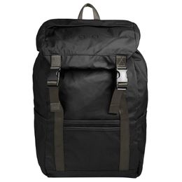 Tagesrucksack Bugatti "LEGERE", Herren, Gr. B/H/T: 27cm x 45cm x 19cm, onesize, schwarz, Kunstfaser, unifarben, Rucks&auml;cke Tagesrucksack