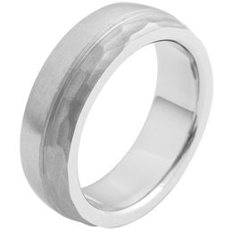 Adelia&acute;s Fingerring ADELIA&acute;S "Herren Ring aus Edelstahl" Gr. 58, silber, Fingerringe, Herren, 58, Edelstahl, Fingerring